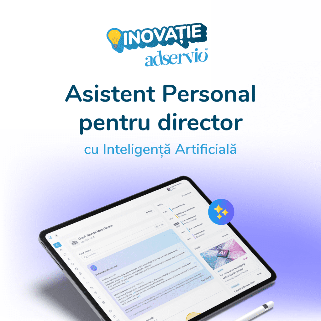 Descoperă noutățile Adservio pentru anul școlar 2024/2025: Generator de ...